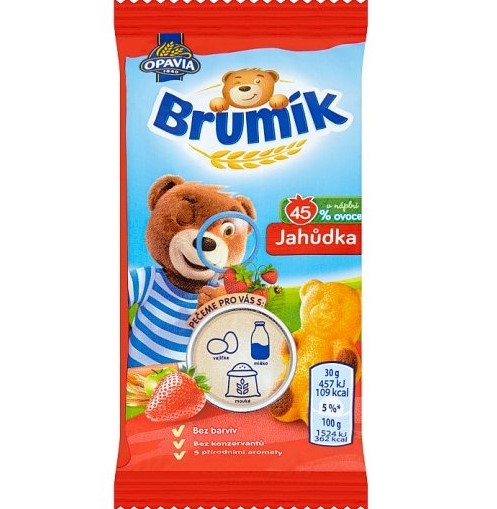 BeBe Brumík 30g jahoda (48) | Vinafoods.cz