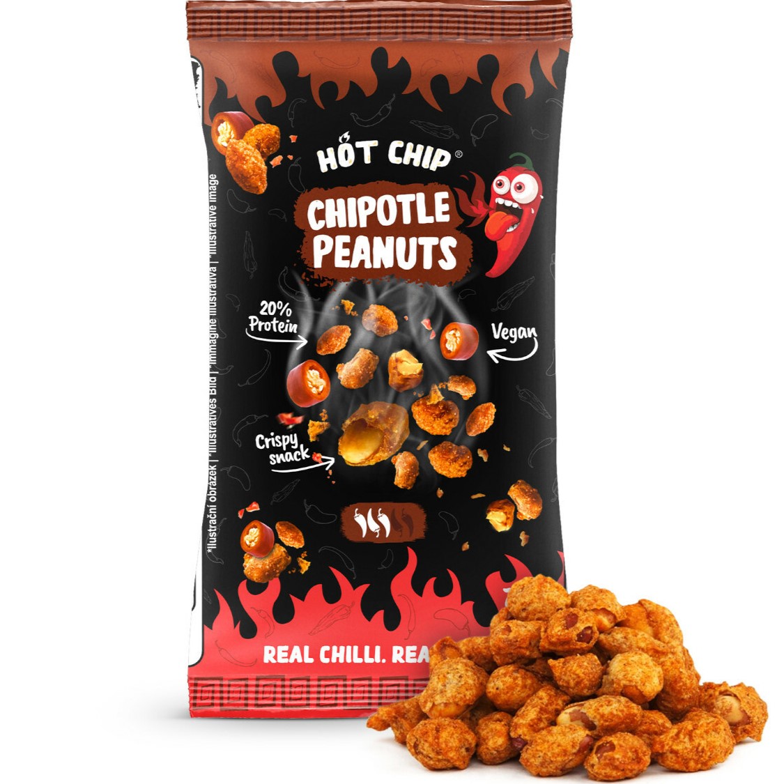 Hot Chip 70g Peanuts Chipotle (20) | Vinafoods.cz