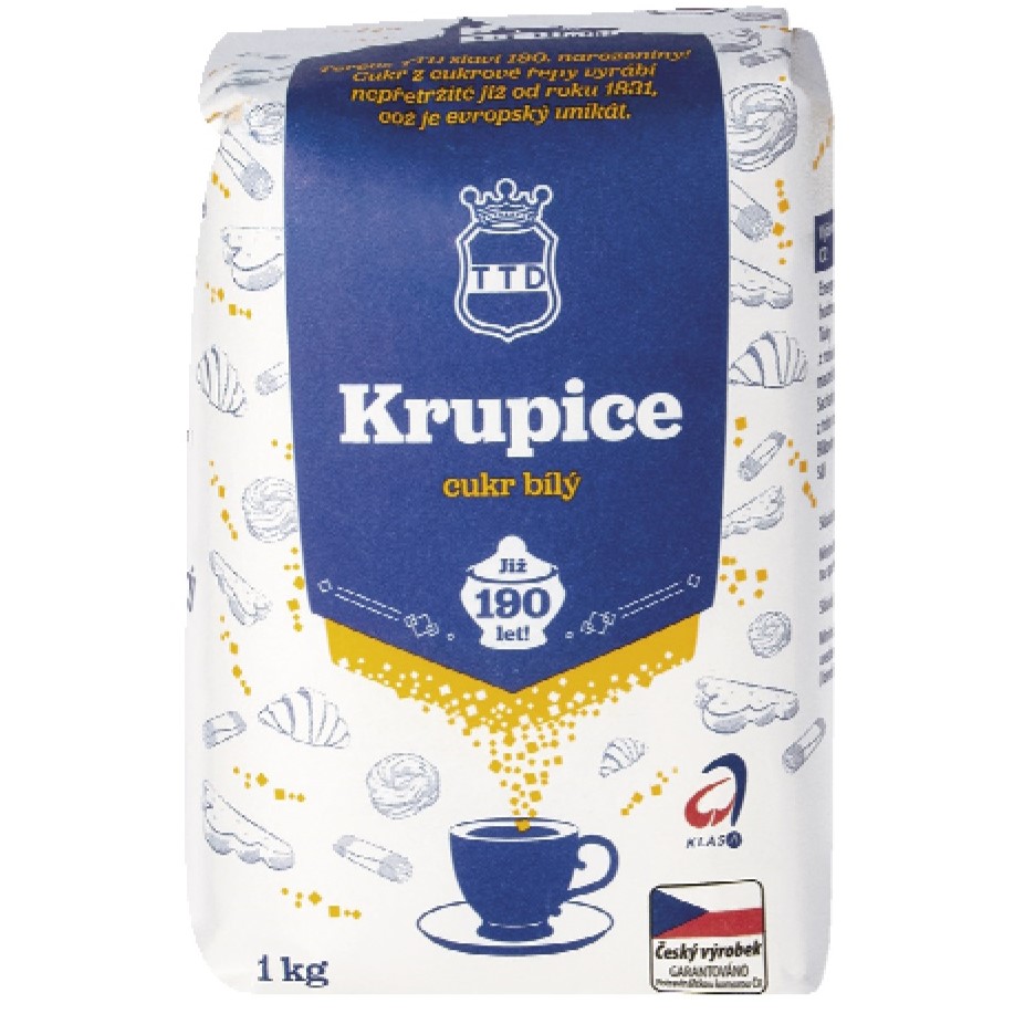 Cukr 1kg Krupice | Vinafoods.cz